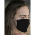3 Pack Cloth Face Mask Coverings Reuseable Washable in Black - Walmart.com