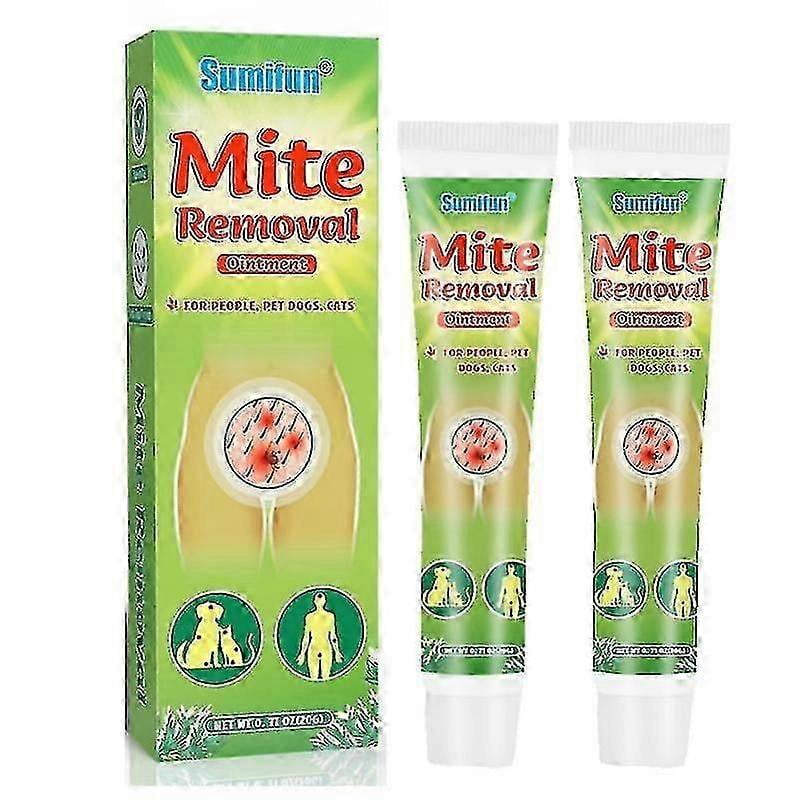 2pcs Mite Removal Ointment Anti Itching Scabies Kill Head Lice ...