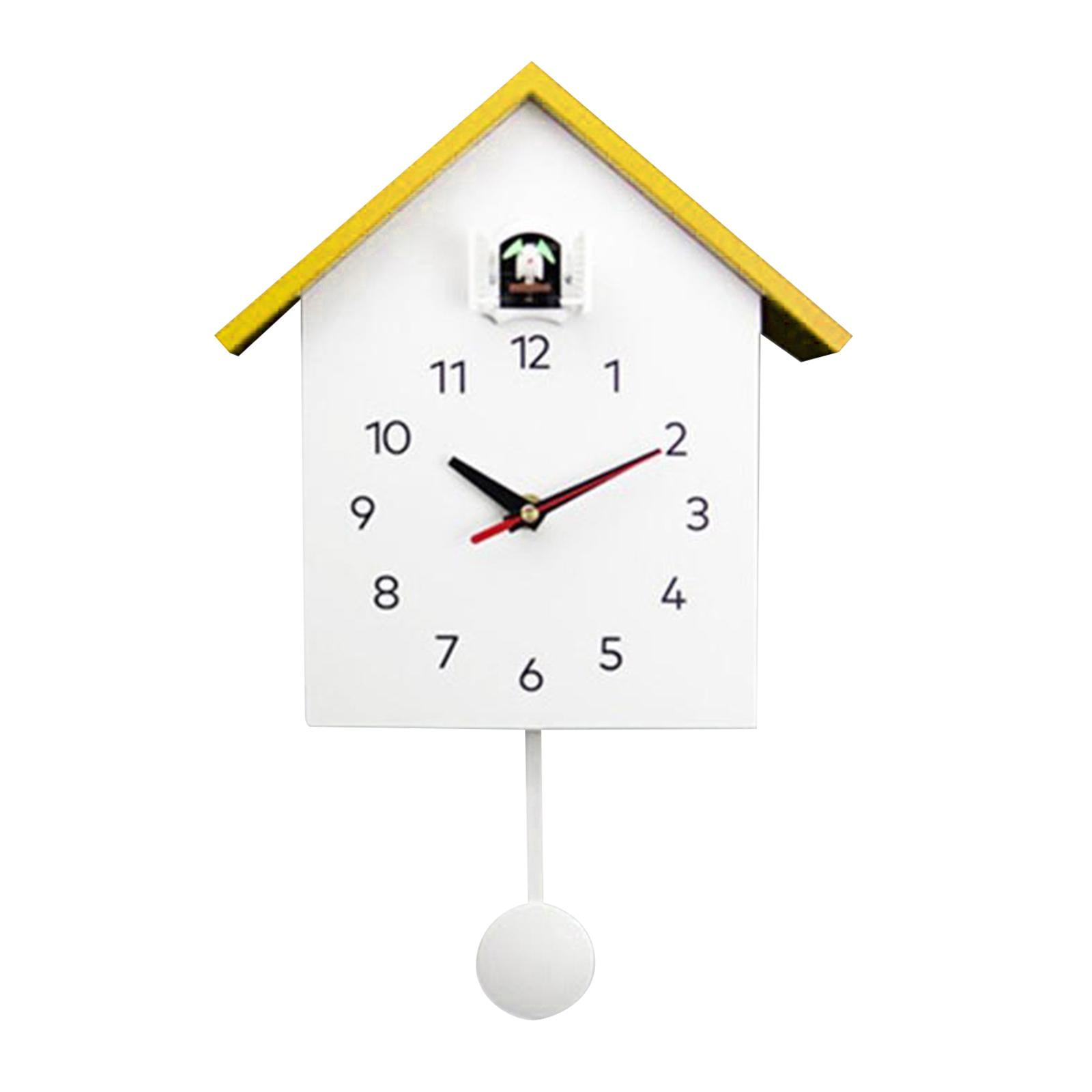 Cuckoo Wall Clock, Voices Or Cuckoo Call, Birdhouse Clock Pendulum ...