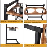 Sfugno Raised Dog Food Bowls, Adjustable Elevated Stand Feeder with ...