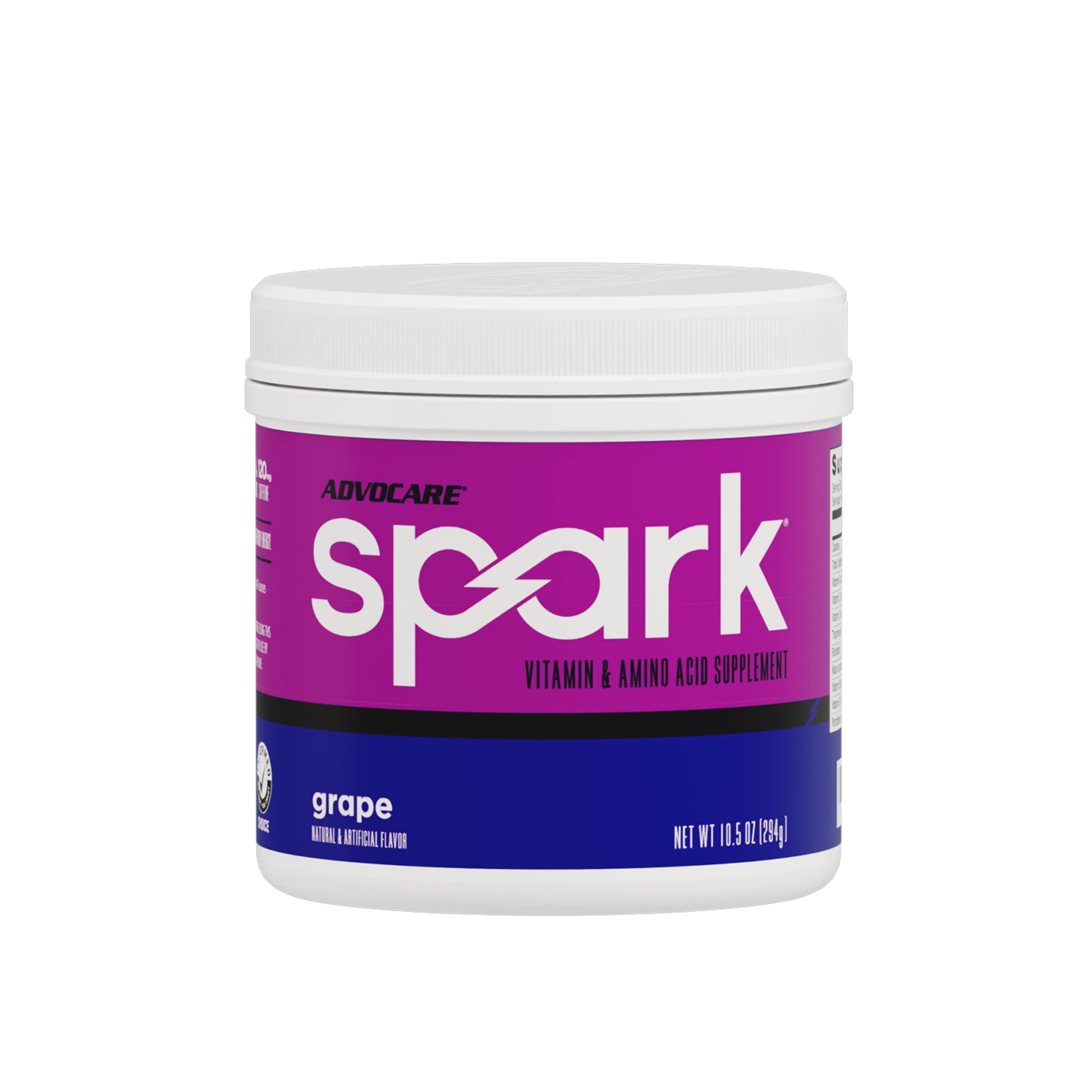 Suplemento AdvoCare Spark con vitaminas y aminoácidos de uva, 300 ml ...