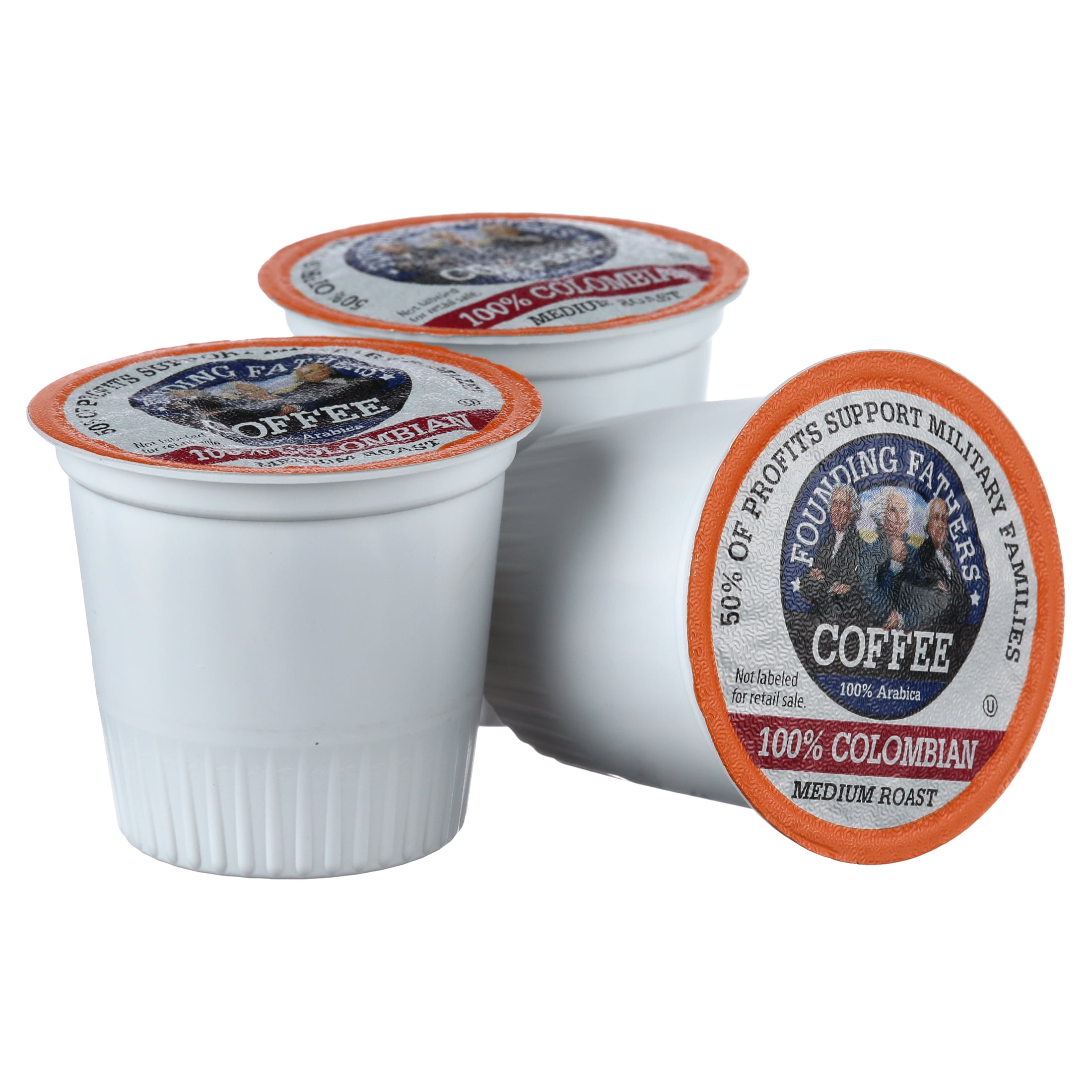 Founding Fathers 100% Colombian Coffee 100% Arabica Kcups, 36 Ct