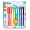 (2 pack) Pen+Gear Medium Point Felt-Tip Pens, Assorted Colors, 10 Count ...