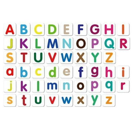 26PCS Alphabet Magnet Uppercase Lowercase Magnetic Letter Educational ...