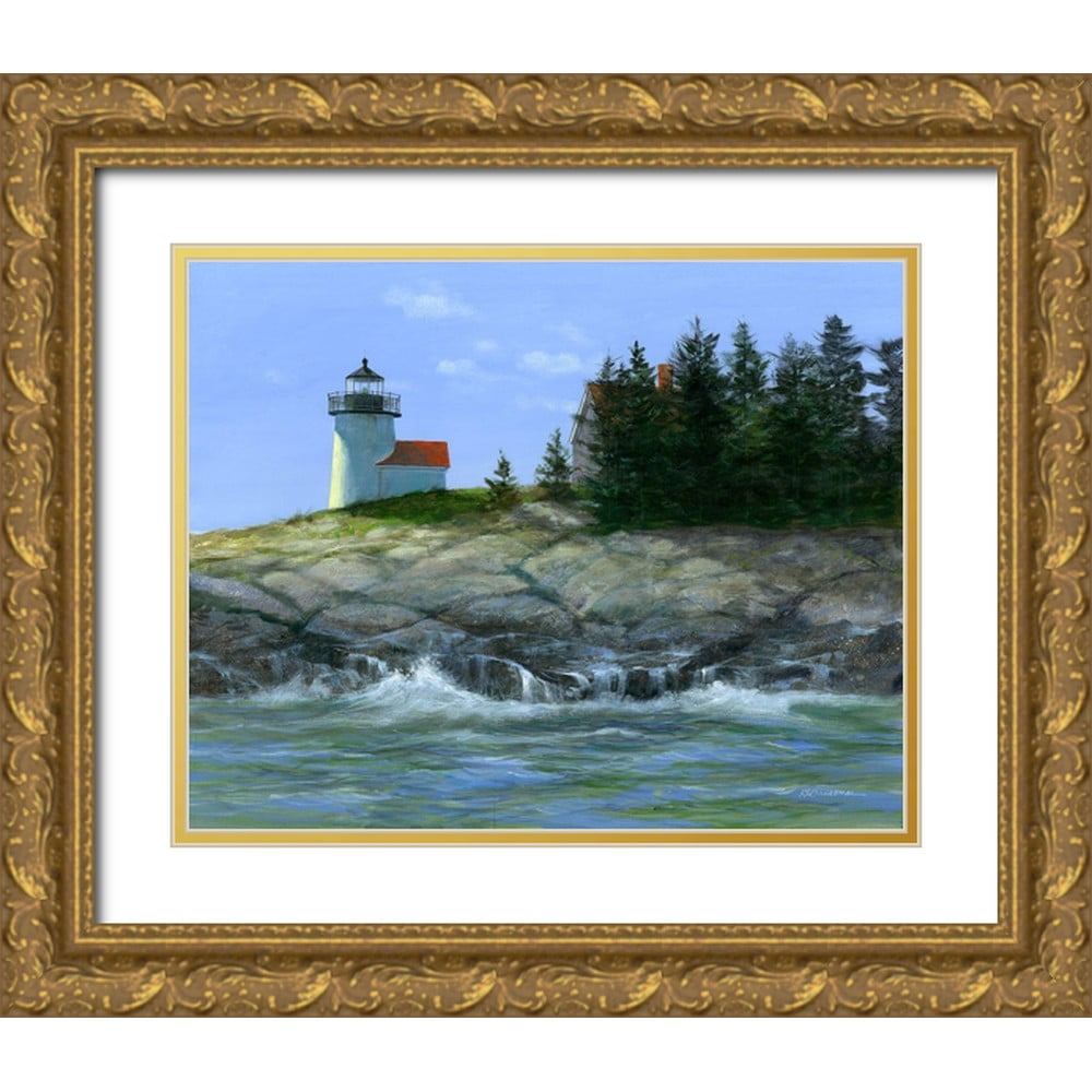 Bansemer, Roger 14x12 Gold Ornate Wood Framed with Double Matting ...