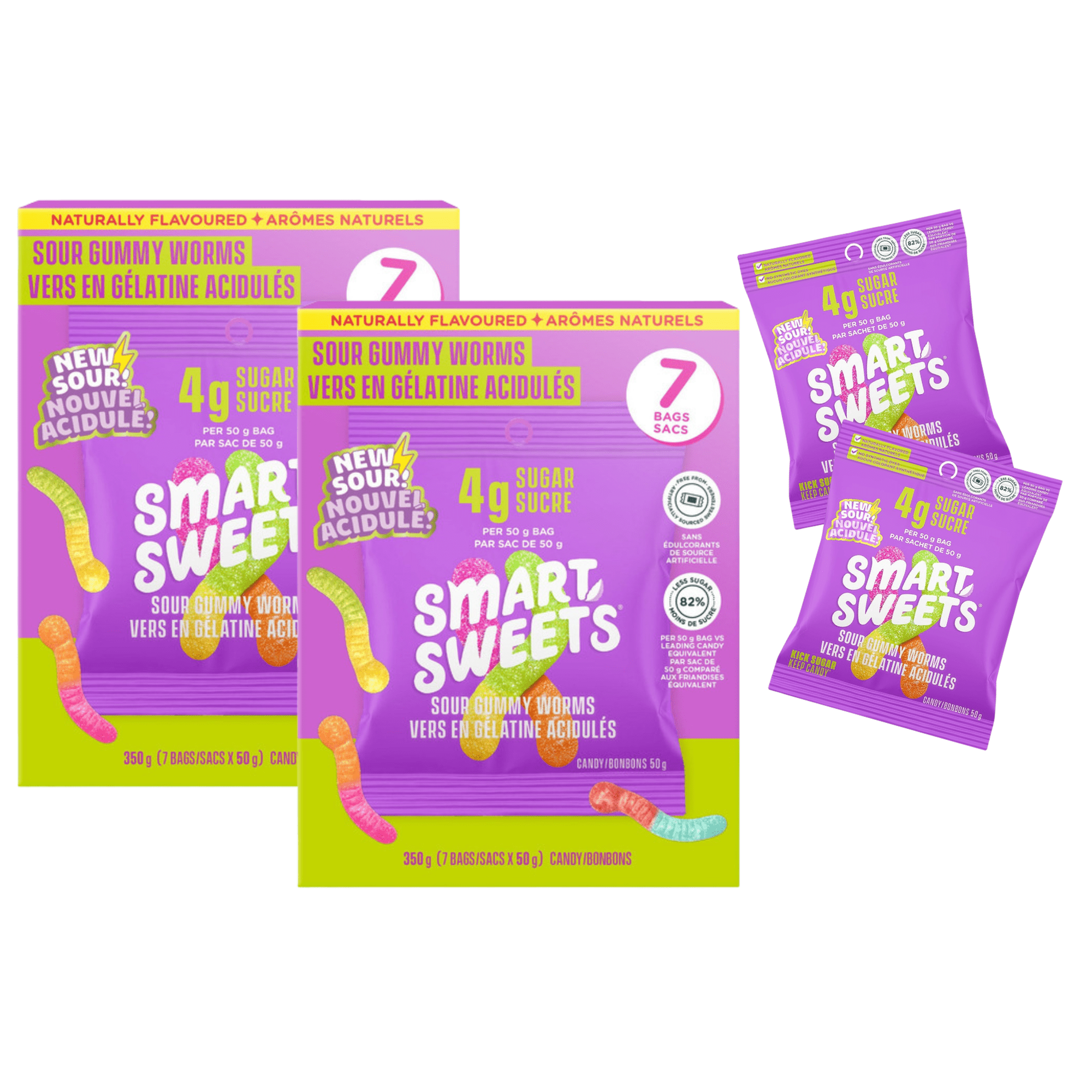 Click here for Smartsweets Sour Gummy Candy  7 × 50 G (Pack Of 2)... prices