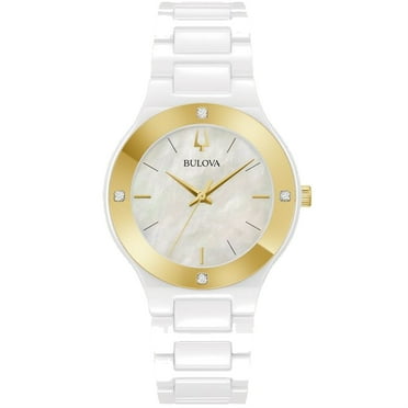 Bulova Sutton Automatic Women's Diamond Stainless Steel Analog Watch ...