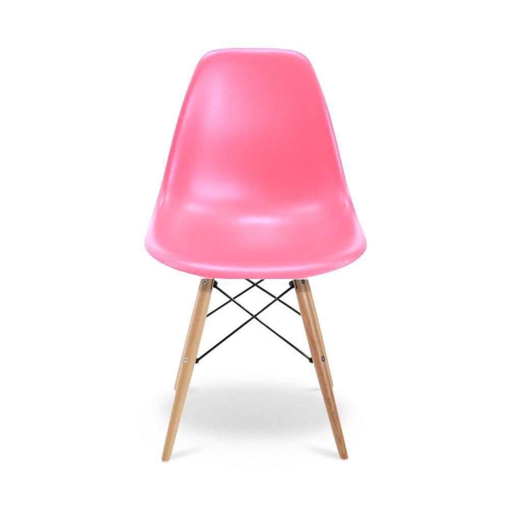 Click here for Take Me Home Furniture Pink Eiffel Chair With Natu... prices