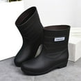 Drie Womens Rubber Boots Women’s Waterproof Chelsea Bootie – Plush ...