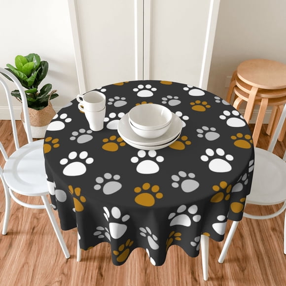 Paw Print Tablecloth