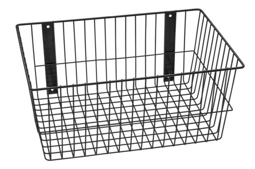 Rack'Em 9091-B Mount Anywhere Black Wire Basket 18"x12"x8" Provides ...