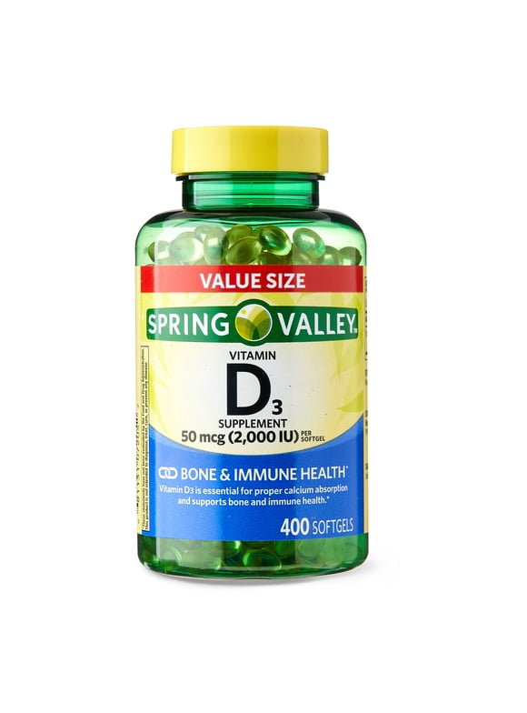 Spring Valley Vitamin D in Spring Valley Vitamins A to Z - Walmart.com