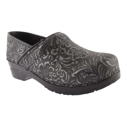 Sanita Professional Gwenore Tooled Leather Clogs Discount ... Sanita Professional Gwenore Tooled Leather Clogs Discount ...