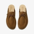 Clarks Men Shoes Desert Nomad Mule Cola Suede - Walmart.com