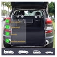 Dog Car Seat Cover Liner, Waterproof Pet Backseat Protector for Sedans ...