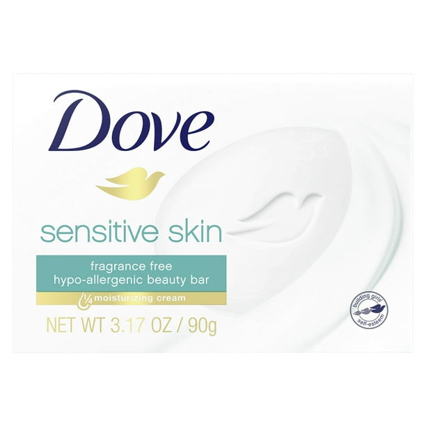 Dove, Jabón en barra para piel sensible, 3.15 oz (paquete de 8 ...