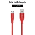 4.9ft Quick Charging Cable Data Cord 5V 3.3A Male USB to Male USB 5Pin ...