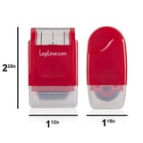 LegiLiner Self-Inking Teacher Stamp-3/4 inch Dashed Handwriting Lines ...
