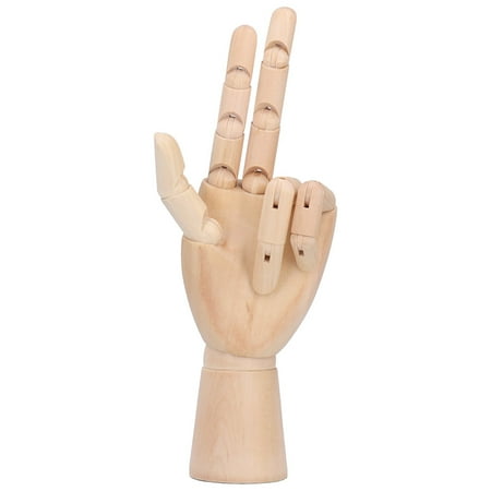 Wooden Female Left Hand Model, Long Service Life, Sketch Female Left ...