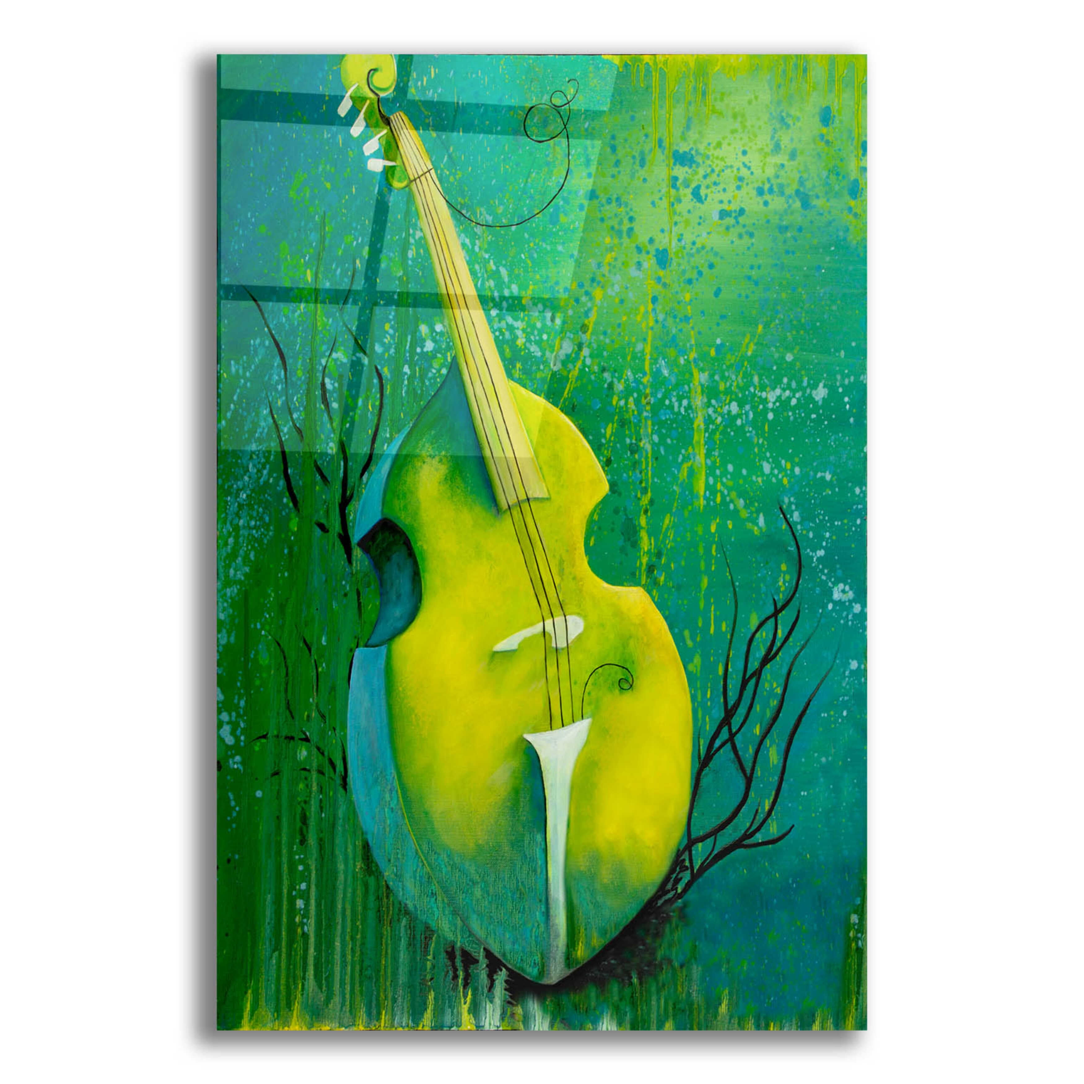 Epic Art 'Sunken Dreams Cello' by Michelle Faber, Acrylic Glass Wall ...