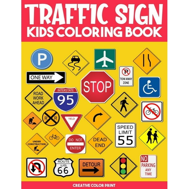 One Way Traffic Sign Coloring Pages
