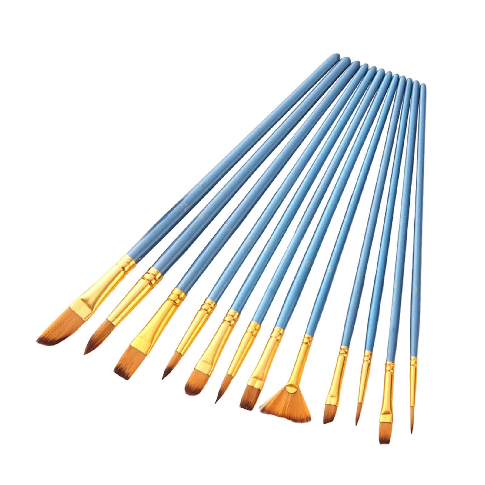 Click here for Lvcheng 12 Pieces Acrylic Paint Brush Set Nylon Ha... prices