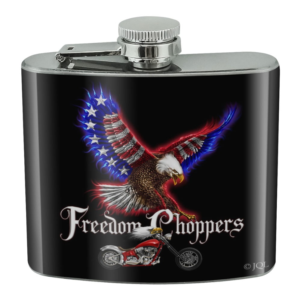 Freedom Choppers Motorcycle Patriotic American Flag Eagle Bike ...