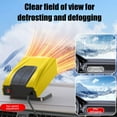 Dtchengua 12V Car Heater - Fast Heating Dashboard Defroster & Fan ...