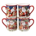 Certified International Magic Of Christmas Santa 16-piece Dinnerware ...
