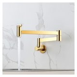 Kitchen Sink Faucets Wall Mount Pot Filler Taps Swivel Folding ...
