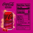 Coca Cola® Zero Sugar Spiced Raspberry Spiced Coke Natural Flavor 12