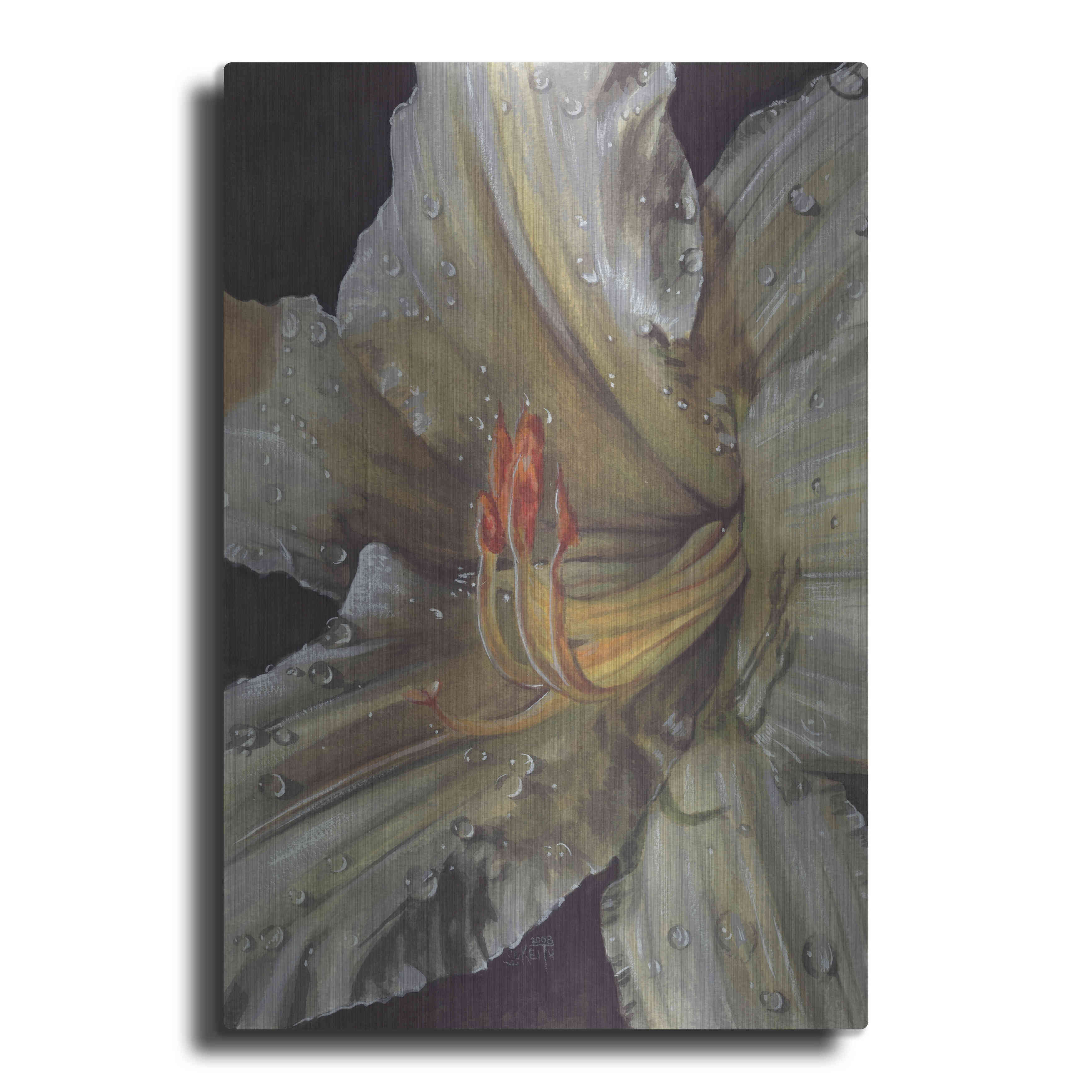 Luxe Metal Art 'Diamonds' by Barbara Keith, Metal Wall Art, 24"x36 ...