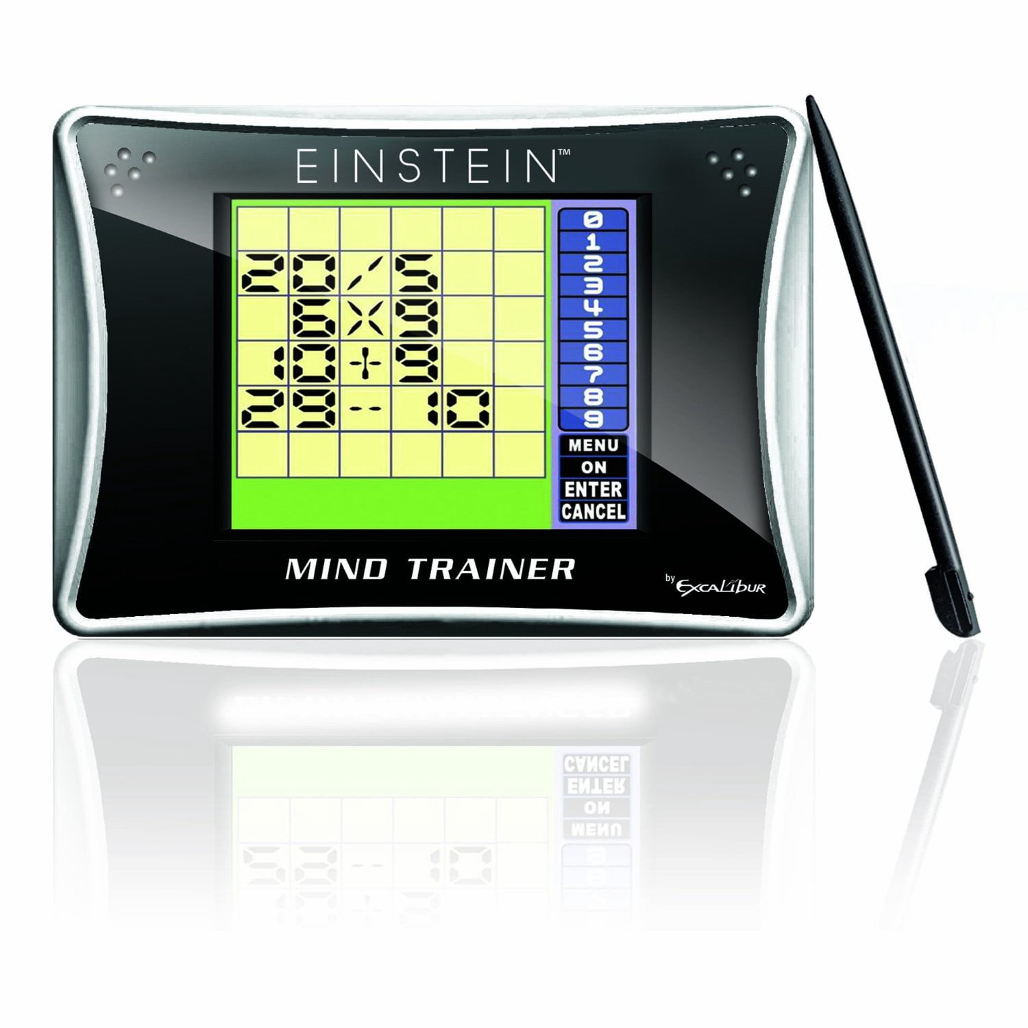 Electronic Handheld Einstein Brain Games Touch Mind Trainer Game Mental ...