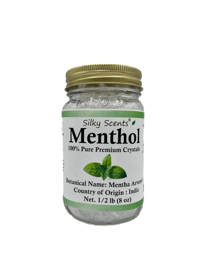 8 oz Premium Menthol Crystals 100% Pure Organic and Natural in Glass ...