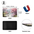Abstract Flowers and Trees Fridge Magnetic Sticker Refrigerator Magnets ...