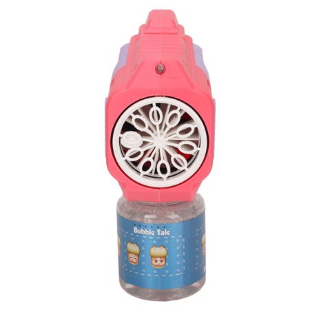 Bubble Machine, LED Light 10 Holes Automatic Bubble Maker Strong Power Endless Fun With Bubble ...