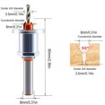 Countersink Drill Bit, Yannianjz Countersunk Drill Bit Set, Alloy Step ...