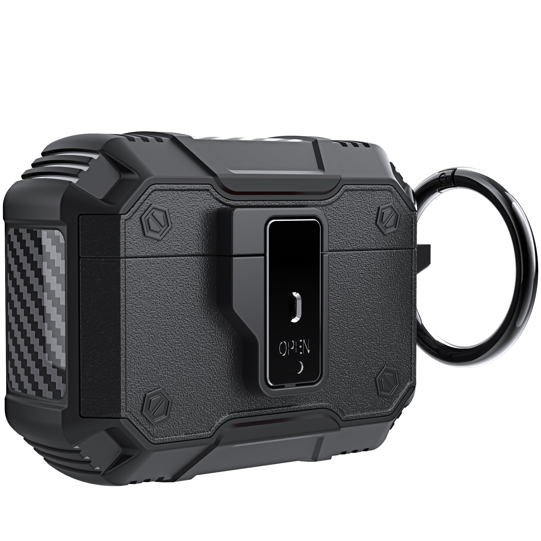 Allytech Compatible with AirPods Pro 2019 Case, Full-Body Hard Silicone ...