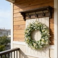 Artificial Flower and Eucalypt Wreath for Front Door Home Decor Wedding ...