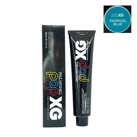 Paul Mitchell Pop XG Vibrant Semi- Permanent Cream Color /TROPICAL BLUE ...