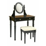 Linon Home Decor Lorraine Vanity Set, Multiple Colors - Walmart.com