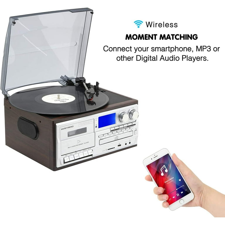 Record Player Am Fm Radio