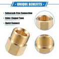 Unique Bargains Pressure Washer Connector Fitting M18x1.5 to 15mm M22x1.5 Male and Female ...