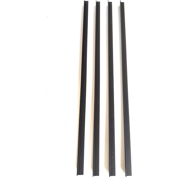 CintBllTer PVC Hanging File Rail for 1/2 Drawer Sides 2 Feet Long Black ...