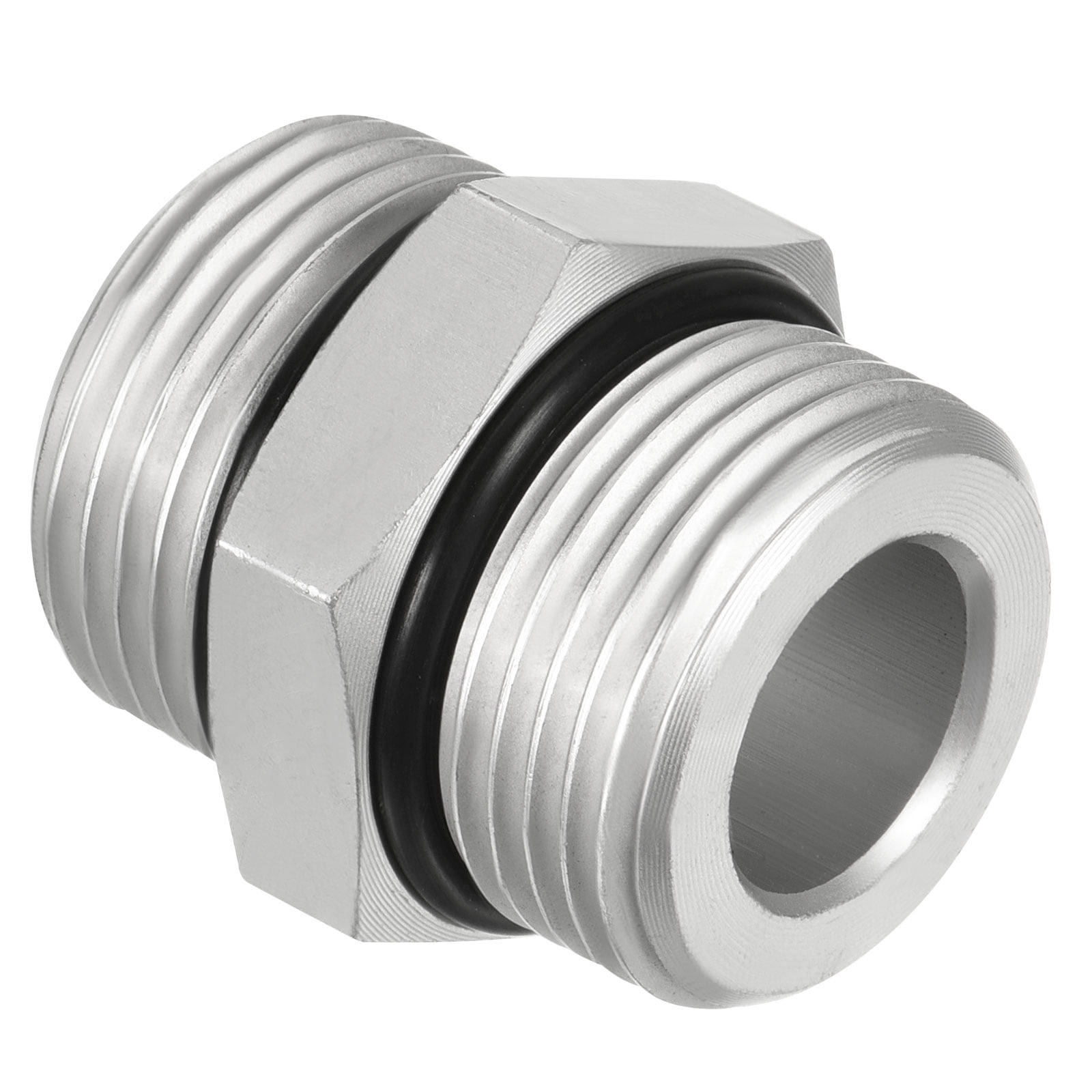 Uxcell G1 x G1 Male Thread Pipe Adapter Fittings Hex Nipple Pipe ...