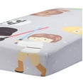 Lambs & Ivy Star Wars Galaxy Cotton Fitted Crib Sheet, 52x28, Yoda ...