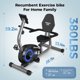 Pooboo Recumbent Exercise Bikes Sit Down Stationary Bicycle Magnetic Resistance Indoor Cycling ...