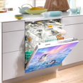 23"x26" Dishwasher Magnetic Refrigerator Magnet Cover Sticker Home ...