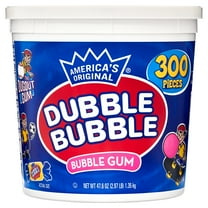 Dubble Bubble 300 Count Assorted Twist Tub, Bubble Gum, Watermelon ...