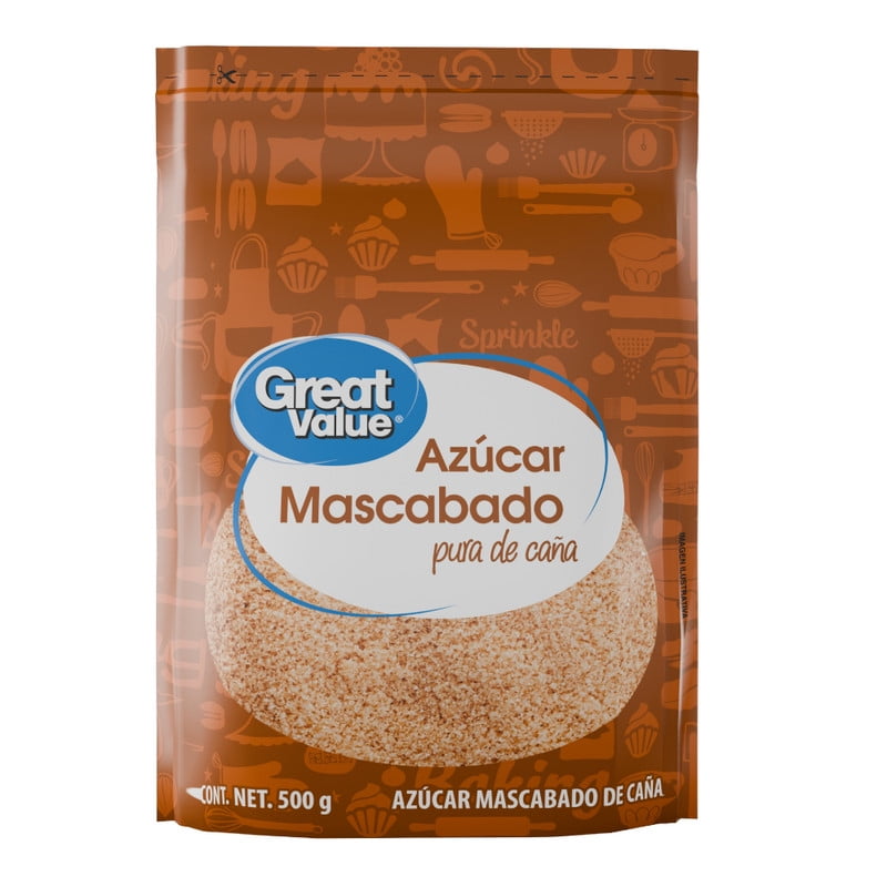 Azucar Mascabado Great Value 500 g | Walmart en línea